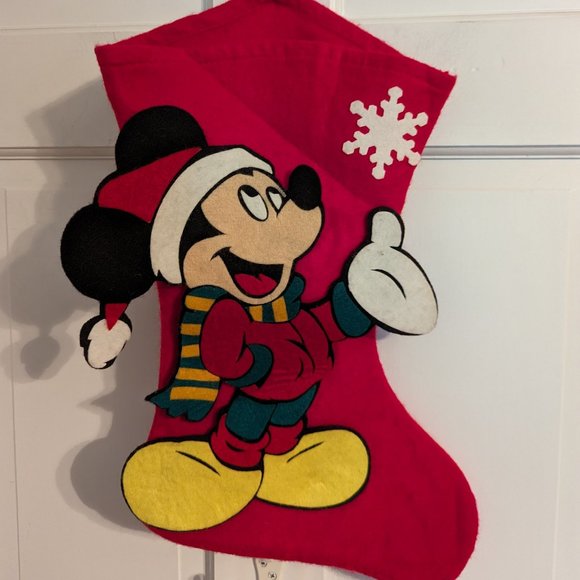 Mickey Unlimited | Holiday | Mickey Mouse Winter Disney Red 3d Applique ...